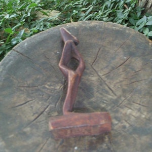 Egyptian Treen Art Wooden Statue African Hand Carved Shelf - Etsy