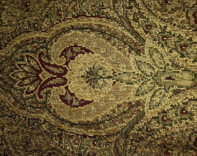 Tapestry Upholstery Fabric Paisley Earth Palette Interior Design Find ...