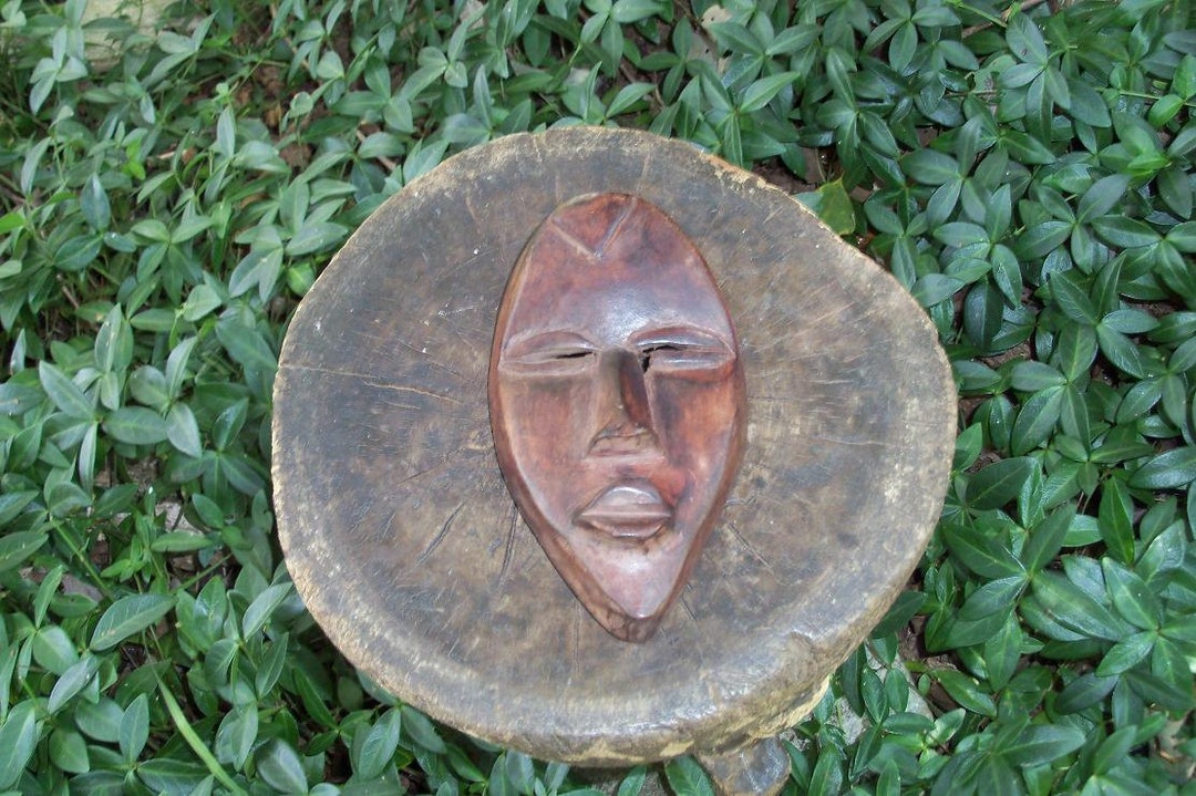 Mask Native Art Hand Carved Tribal Tabletop Sized Authentic Decor Find ...