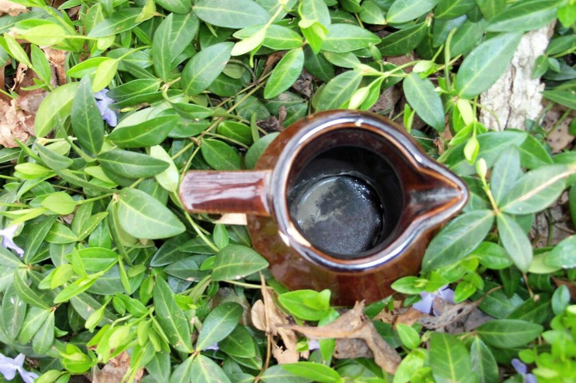 Mccoy Pitcher Numbered Two Tone Pottery Mid Century Farm - Etsy