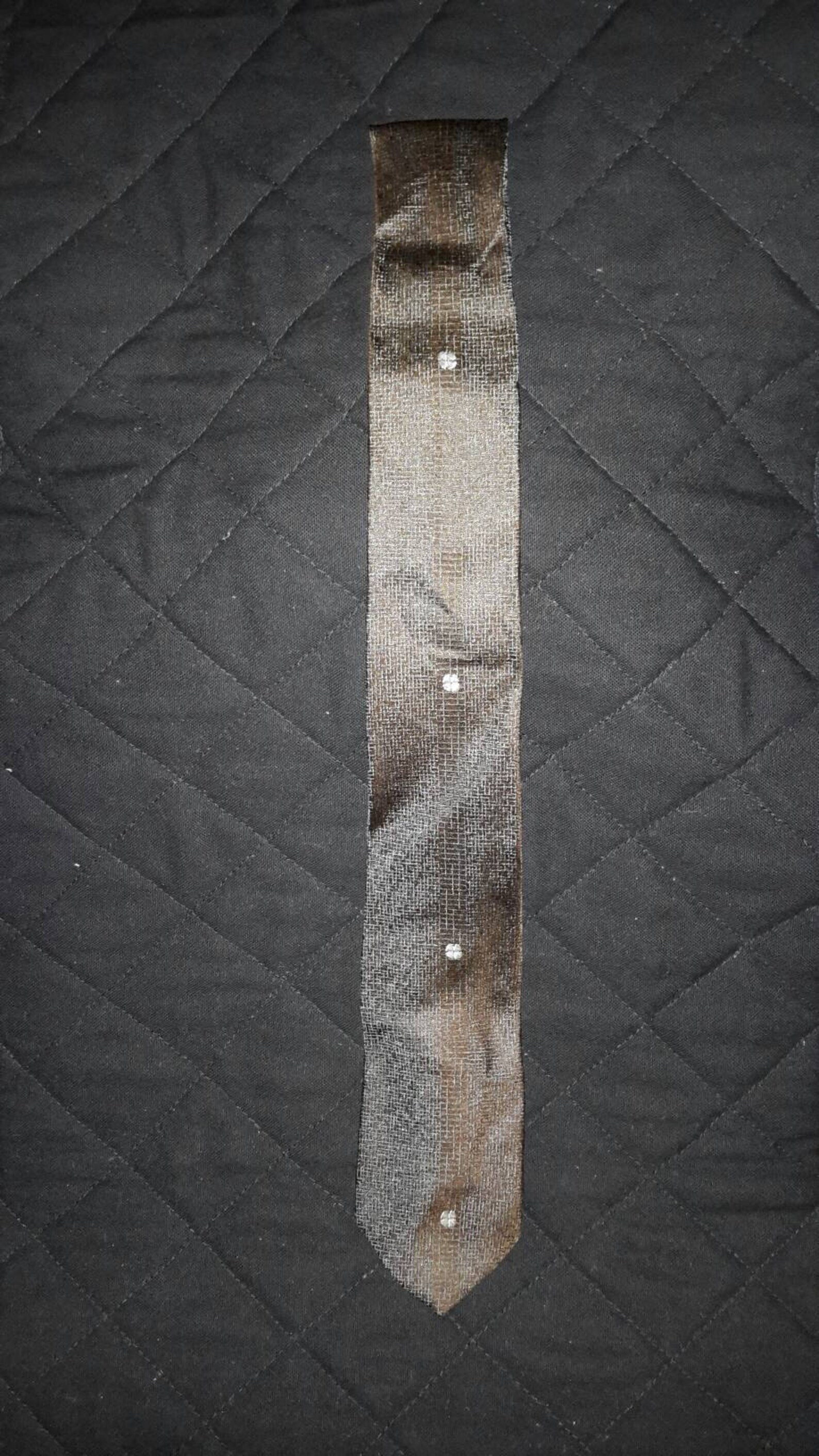 Necktie Metallic Vintage Skinny Tie Jacquard Micro Complex - Etsy