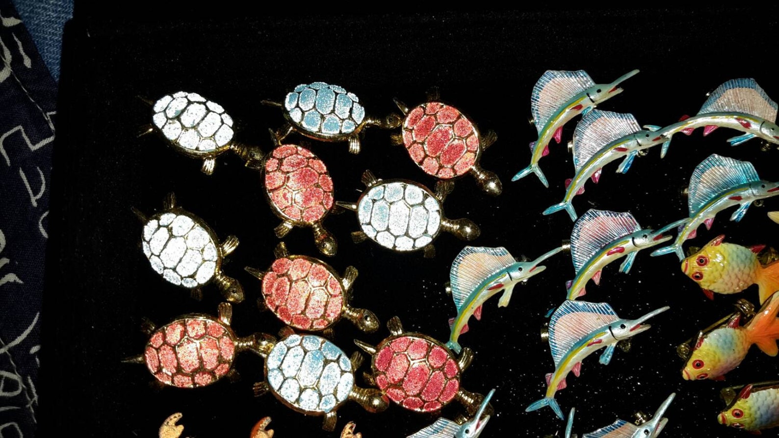 Jewelry Pin Mini Sea Creatures Fish Animals Turtle Multiple Sets Great ...