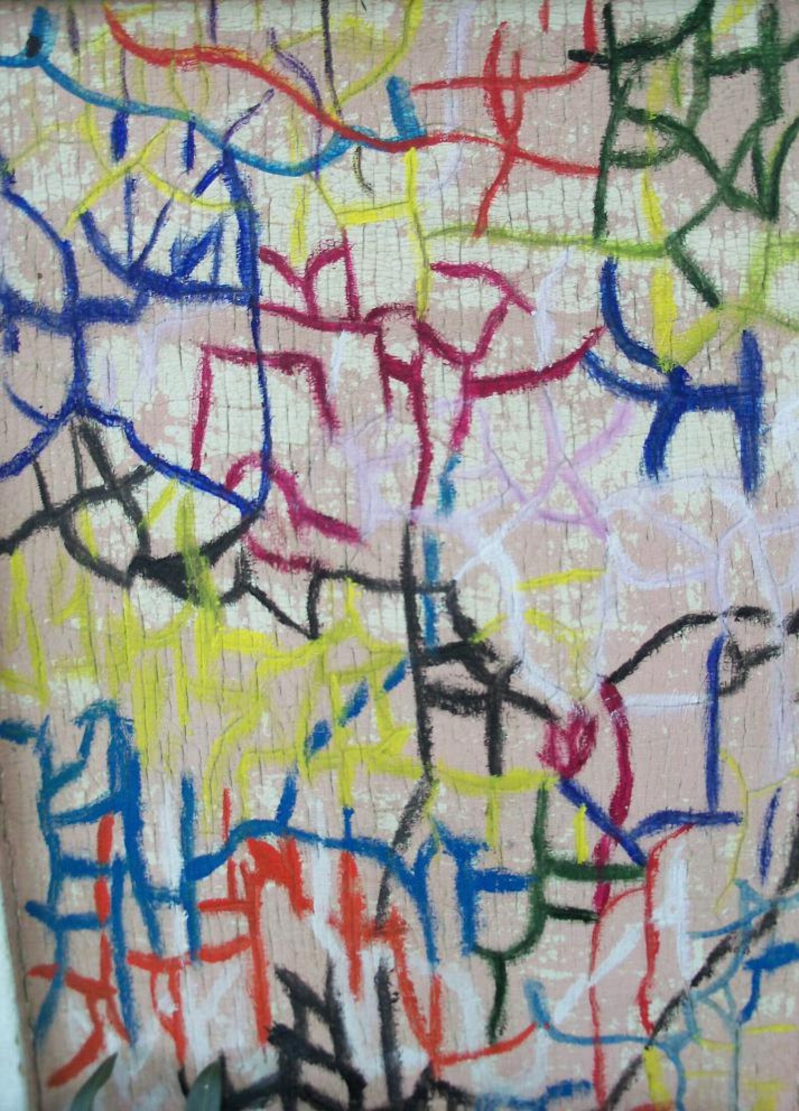 Pop Art Hippie Peace Mixed Medium Hoosier Door Avant Garde Boho Free ...