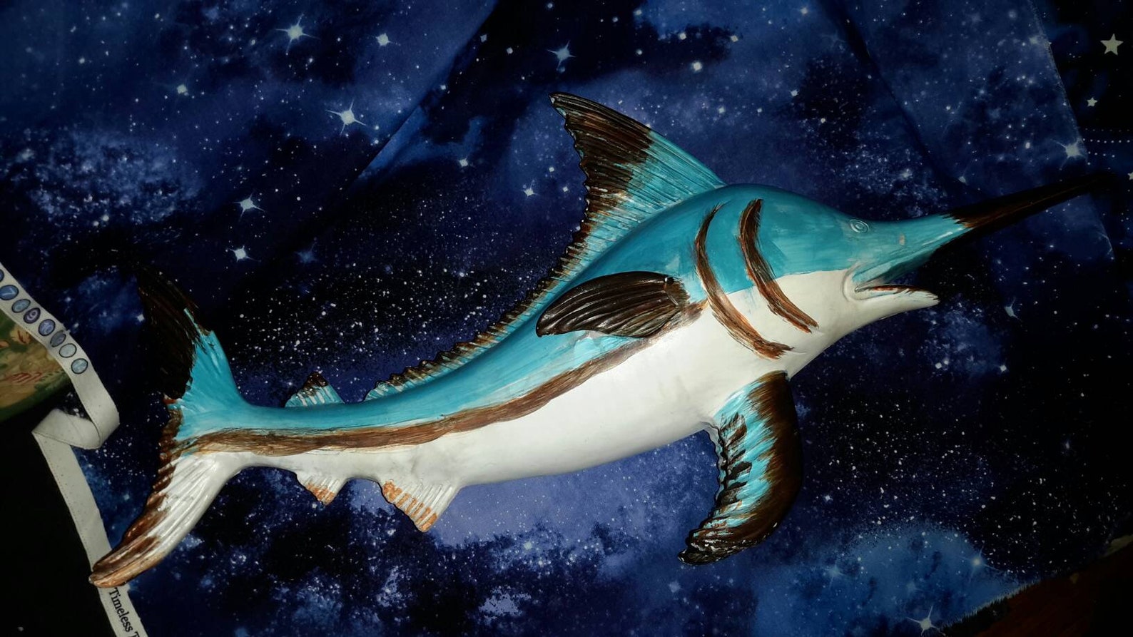 Sword Fish Sculptural Art Object Shore Life Decor Nautical | Etsy