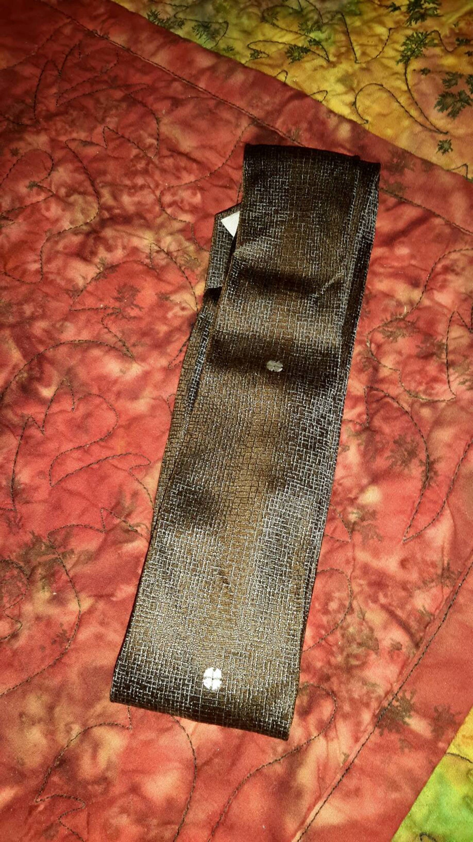 Necktie Metallic Vintage Skinny Tie Jacquard Micro Complex | Etsy