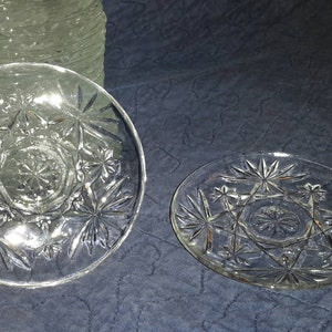 Crystal Side Plates Twenty Seven Useful Vintage Serving Dishes by ...