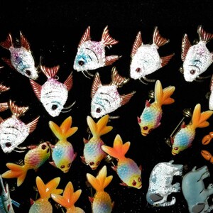 Jewelry Pin Mini Sea Creatures Fish Animals Turtle Multiple Sets Great ...