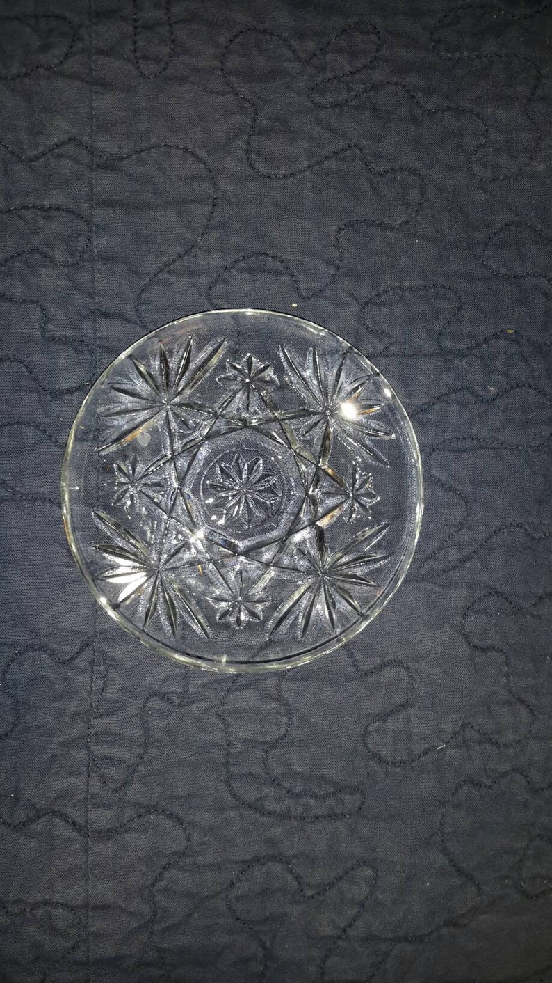 Crystal Side Plates Twenty Seven Useful Vintage Serving Dishes - Etsy