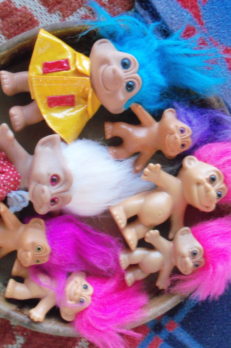 Troll Family Needs Adoption Clean & Quiet NEW Free Shipping | Etsy