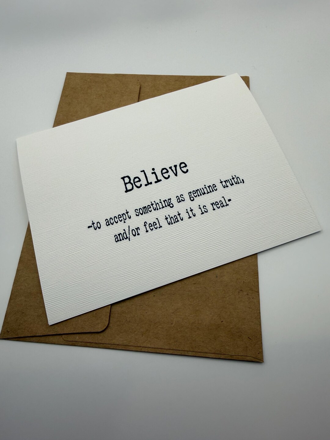 Believe Greeting Card - Etsy