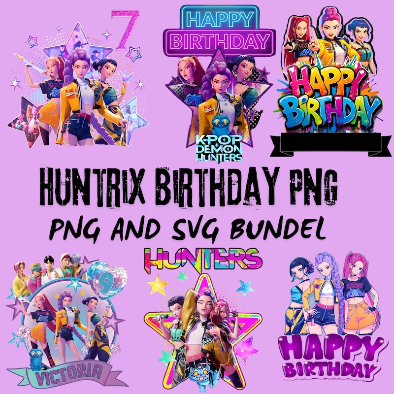Huntrix 3rd Birthday - Etsy