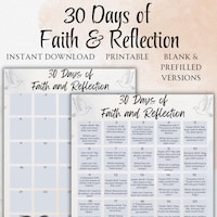 30-day Bible Reading & Prayer Journal for Kids – Christian Printable ...