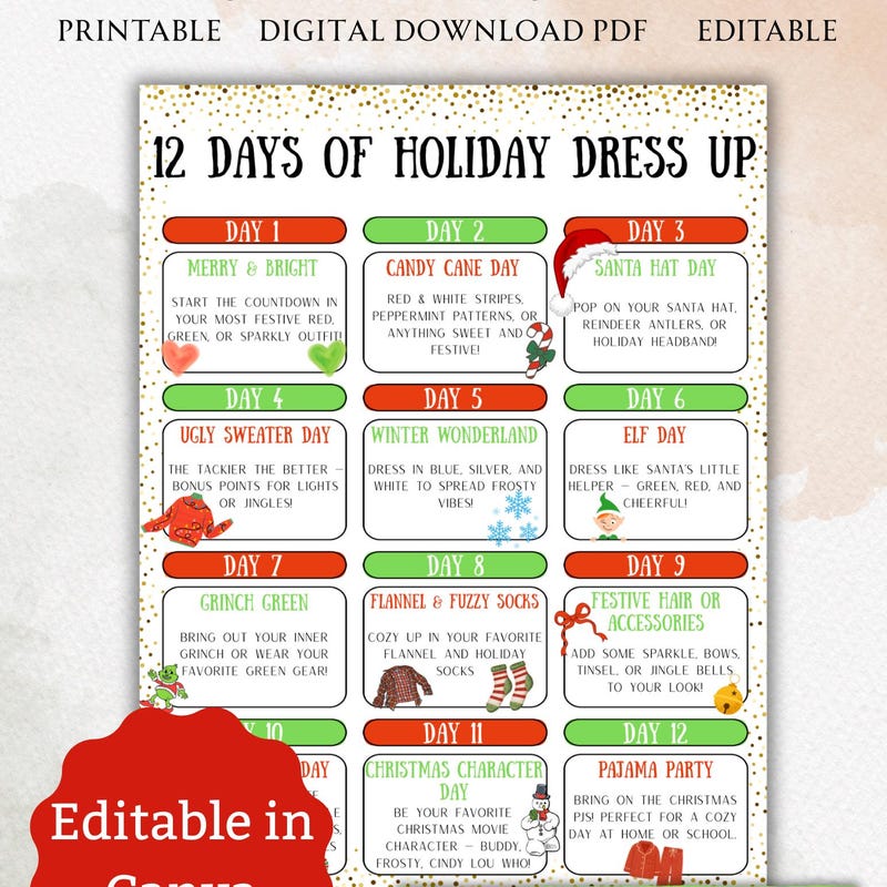 12 Days Christmas Games - Etsy