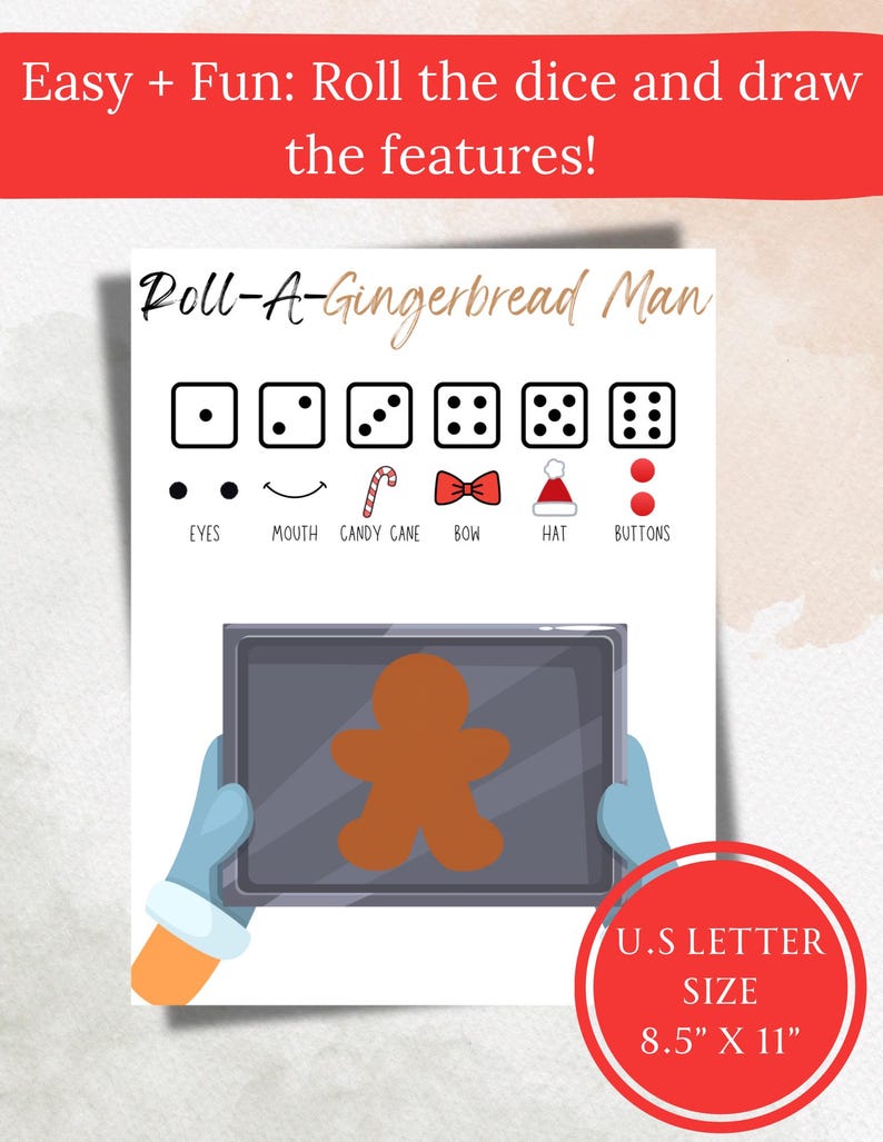 Roll-a Christmas Game Bundle | 5 Printable Dice Games for Kids ...