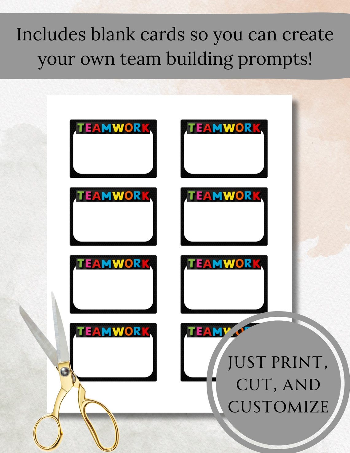 Team Building Conversation Cards | Printable Workplace Icebreaker ...