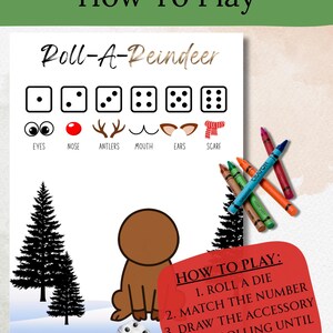 Roll-a Christmas Game Bundle | 5 Printable Dice Games for Kids ...