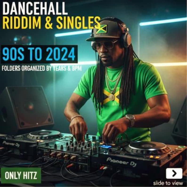 DANCEHALL RIDDIMS & SINGLES 90S -2024 - Etsy
