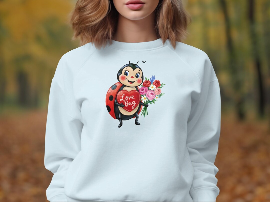 Comfort Colors Ladybug T-shirt, Love Bug, Flower Bouquet Graphic Tee - Etsy