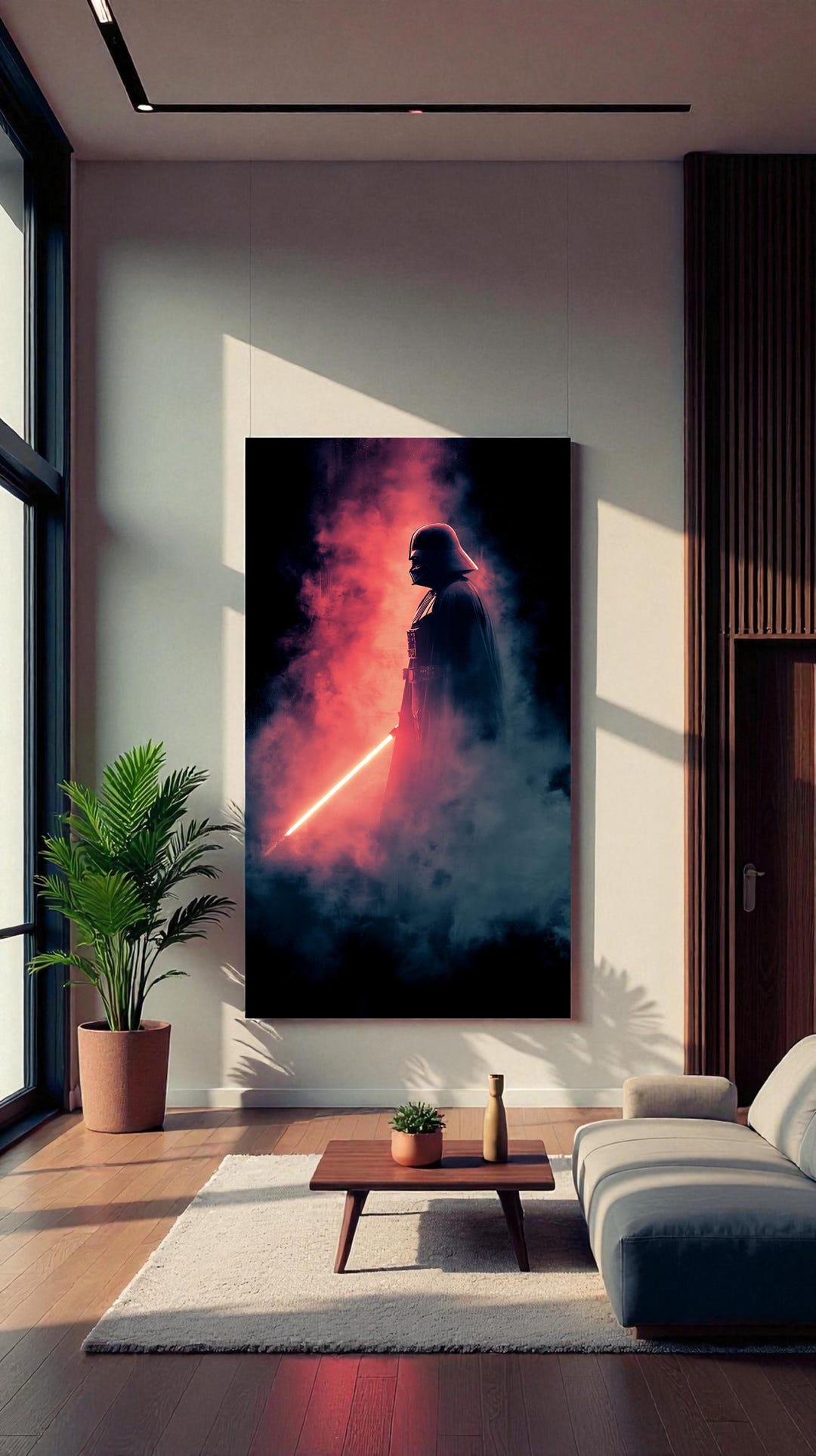 Darth Vader Canvas Art | Epic Sith Lord, Sci-fi Decor - Etsy