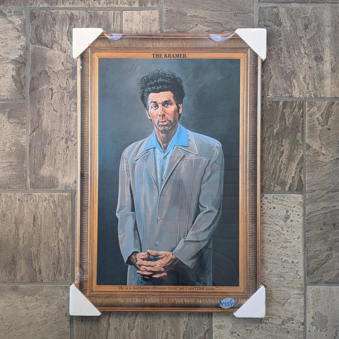 Seinfeld - the Kramer (poster Plaque - 24x36") *NEW* - Etsy
