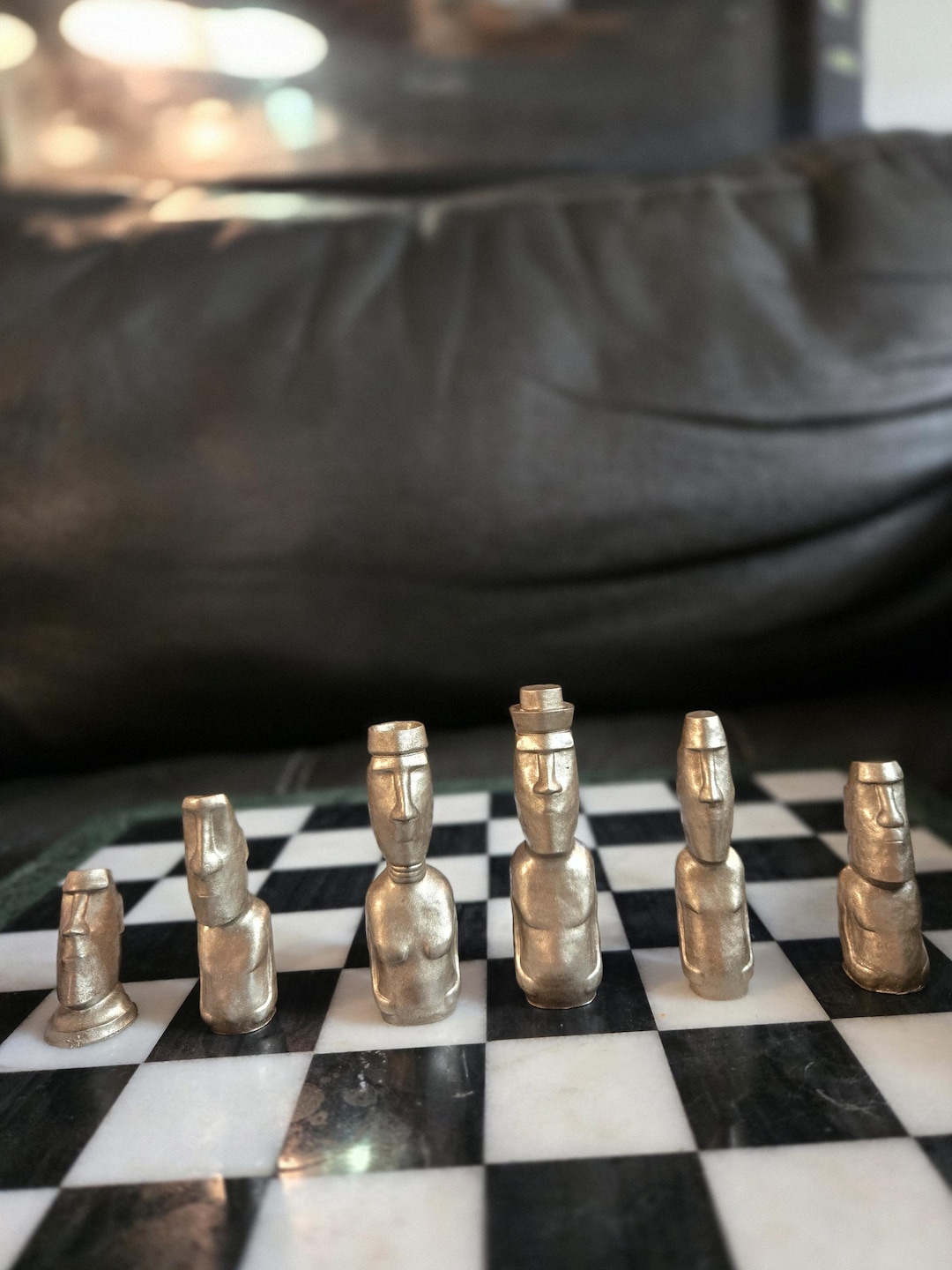 Moai Themed Chess Pieces - Etsy