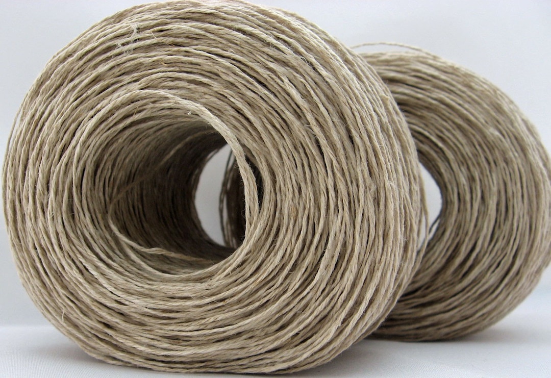 Hemp Yarn for Knitting, Crocheting, Vegan, Fingering Weight - Etsy
