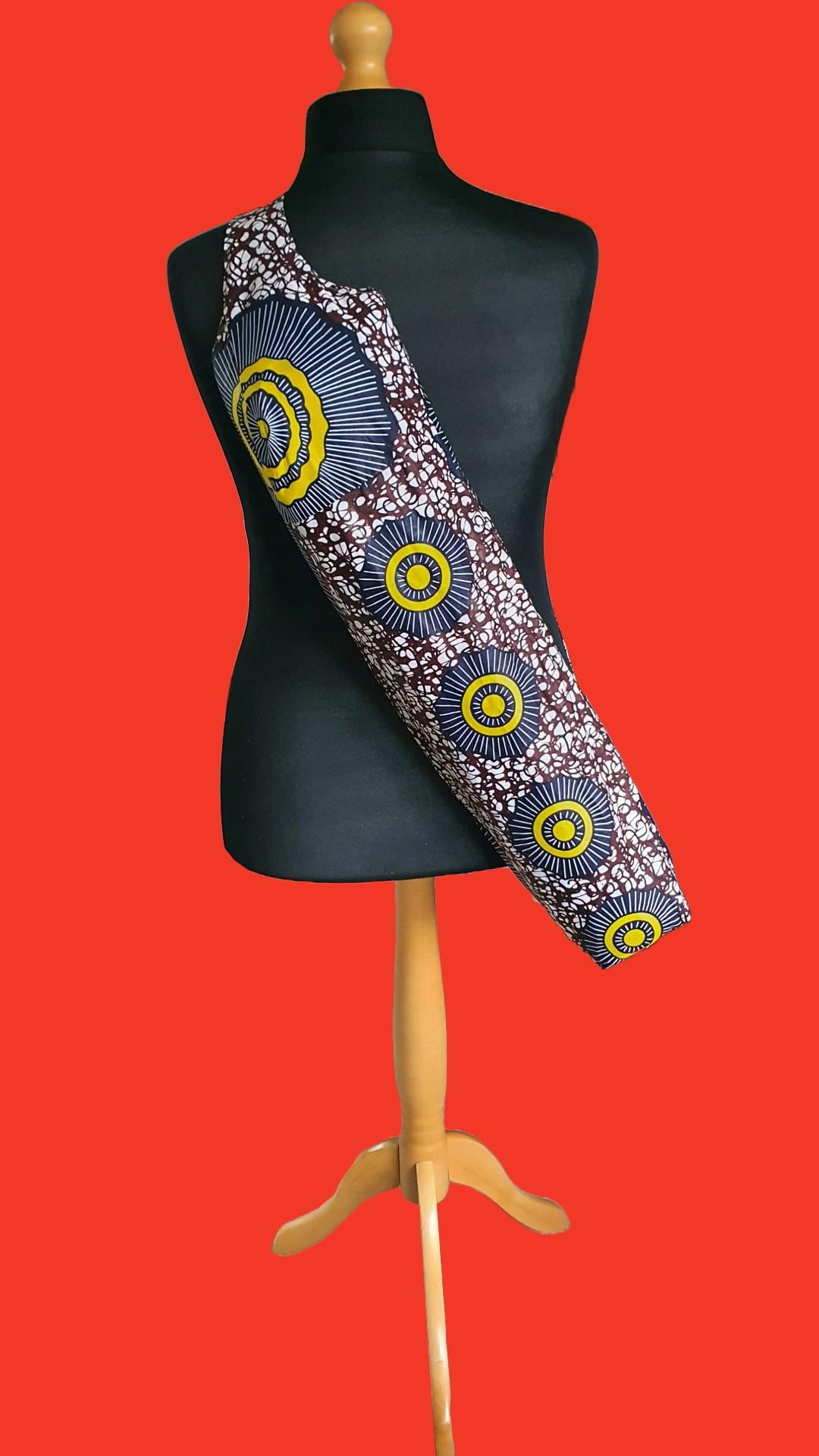 Yoga Bag Sewing Pattern PDF – Asymmetrical Cross Back Yoga Mat Bag With ...