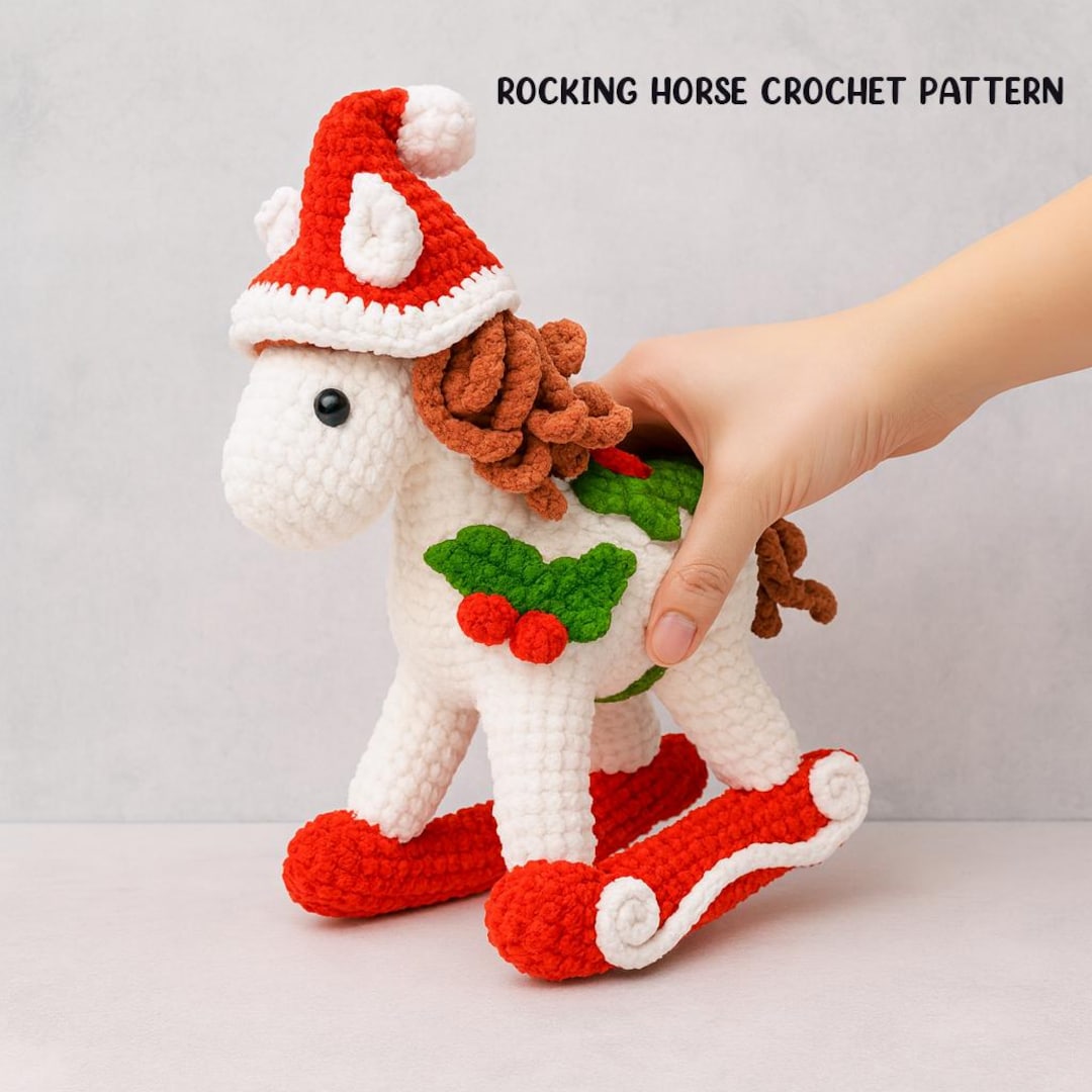 Rocking Horse Crochet Pattern – Kawaii Amigurumi Toy (PDF Pattern ...