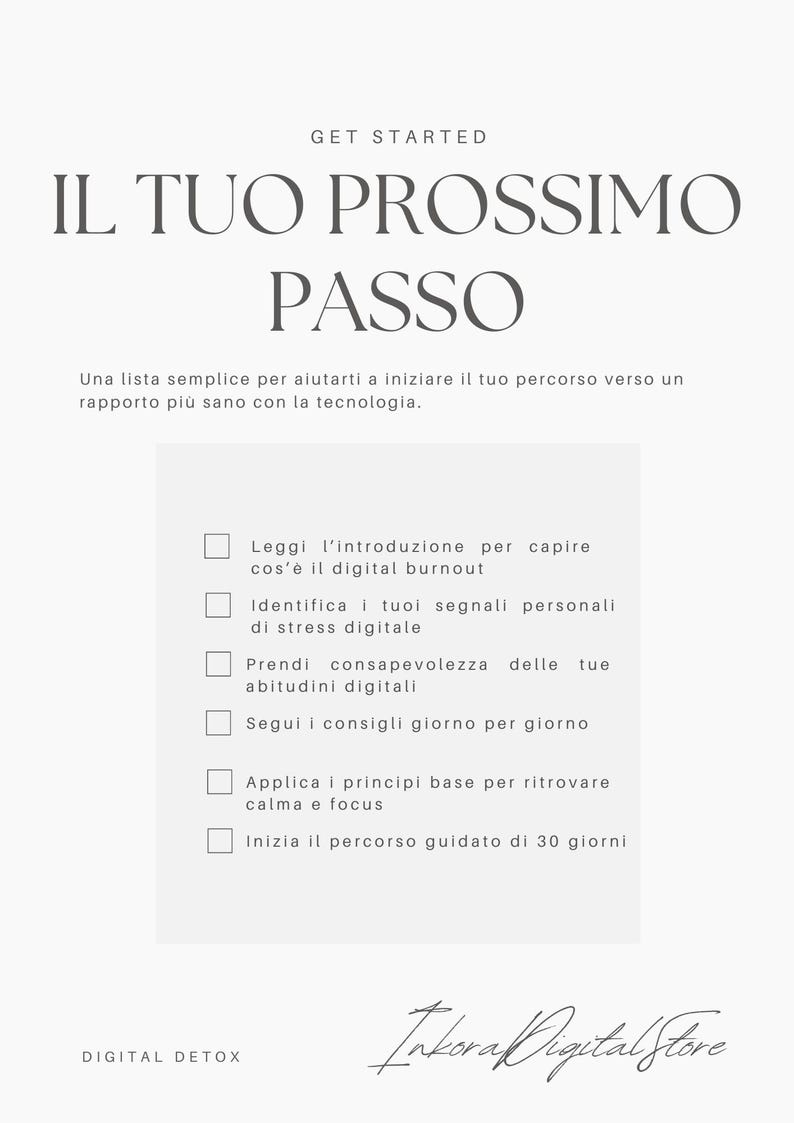 Digital Detox Guide • E-book per Ritrovare Calma, Focus E Benessere ...