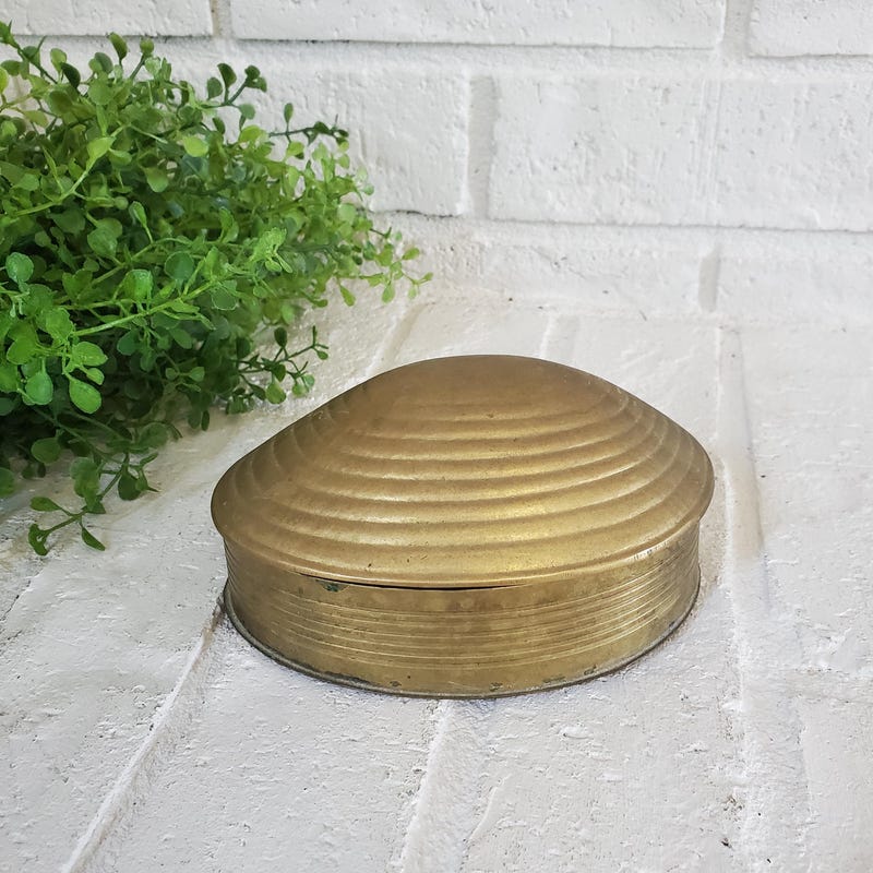 Brass Shell Dish - Etsy