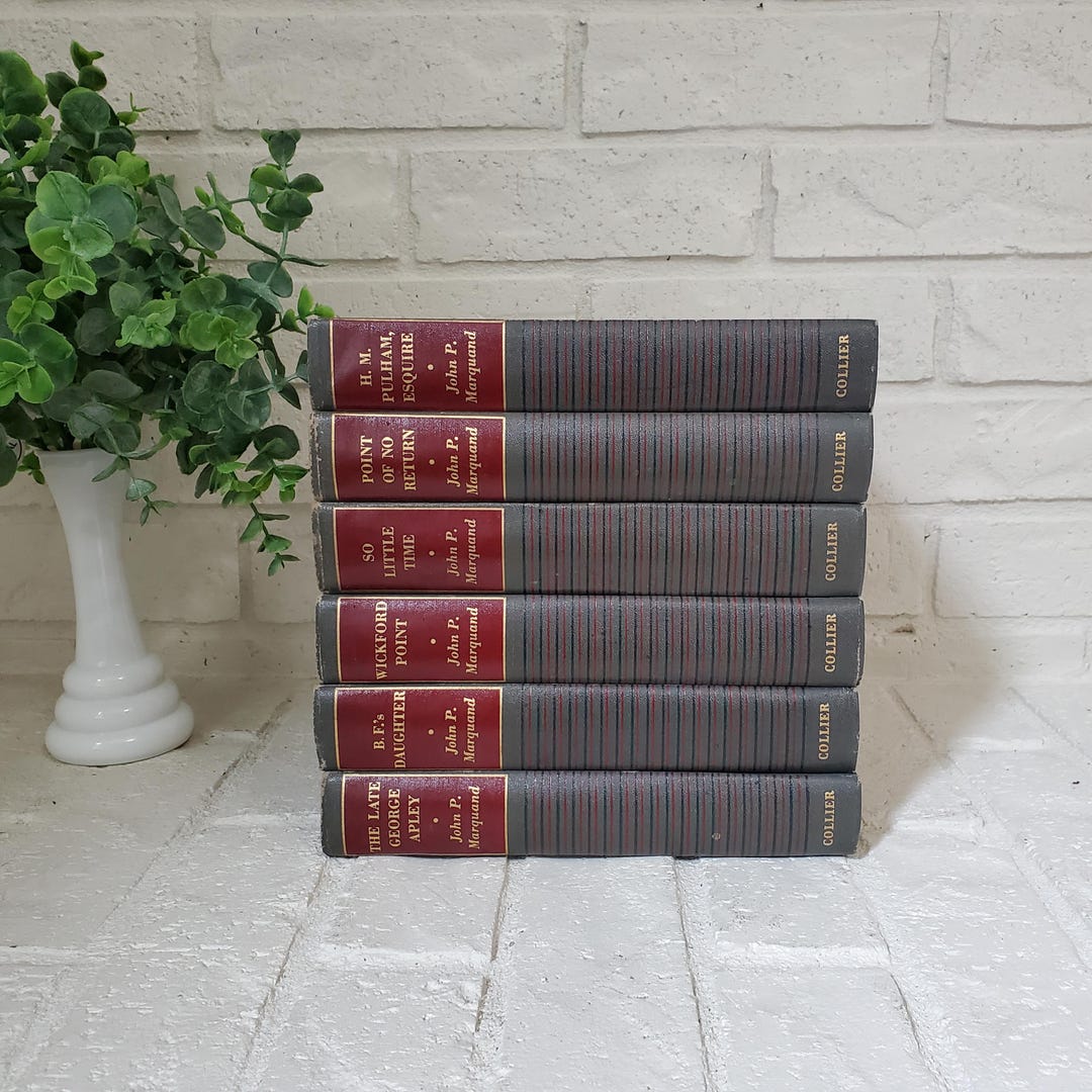 Vintage Book Stack Hardback Book Bundle Antique Book Stack Shelf ...