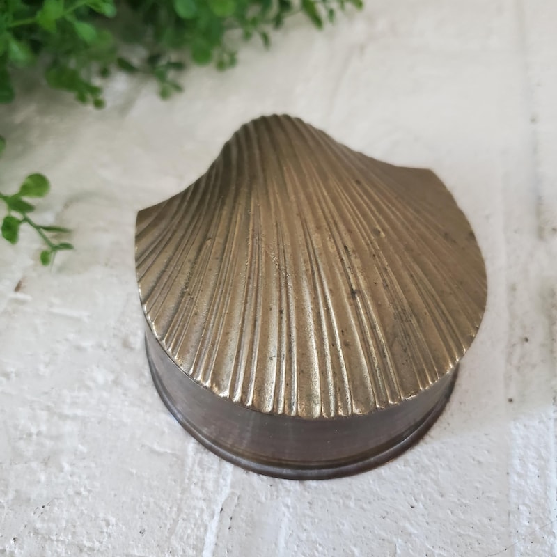 Brass Shell Dish - Etsy