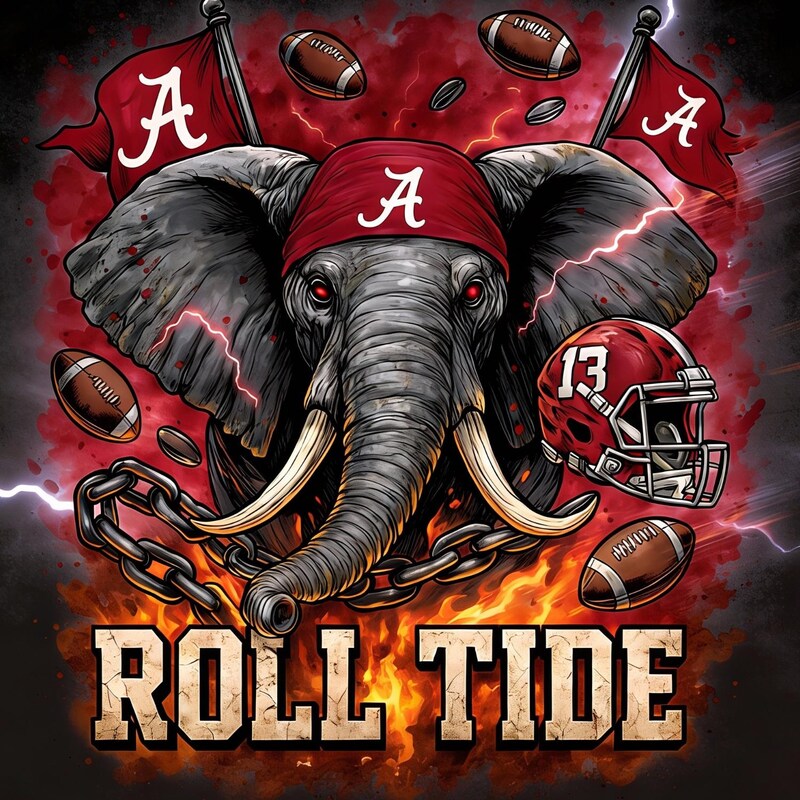 Alabama Png Dtf - Etsy