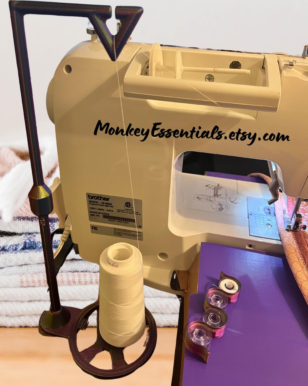 Large Thread Spool Holder - Etsy