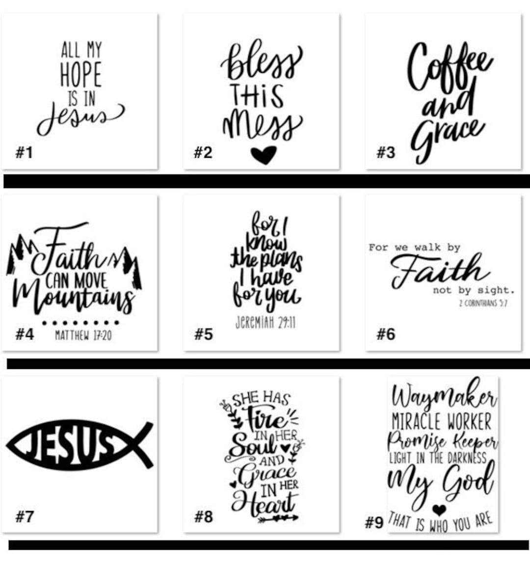 Christian Decals - Etsy