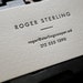 The Requisite Card Custom Letterpress Printed Calling Cards - Etsy