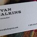 The Original Paul Allen – Custom Letterpress Printed Business Cards - Etsy