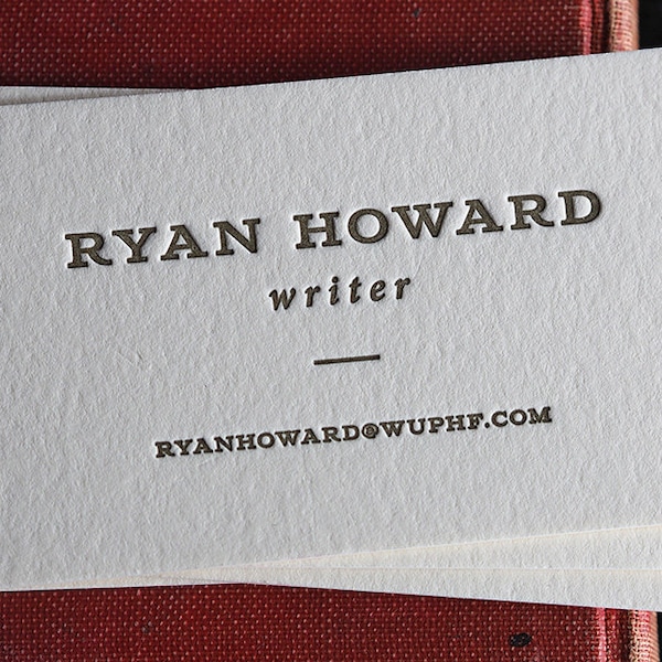 Writer Business Card - Etsy