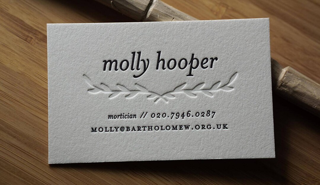 The Lyricist – Custom Letterpress Printed Calling Cards - Etsy