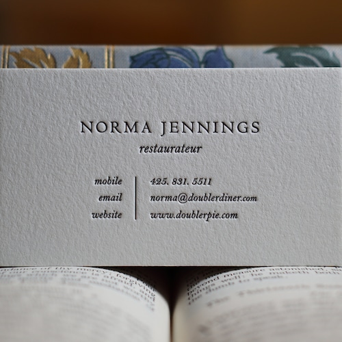 The Kennedy Custom Letterpress Printed Calling Cards | Etsy