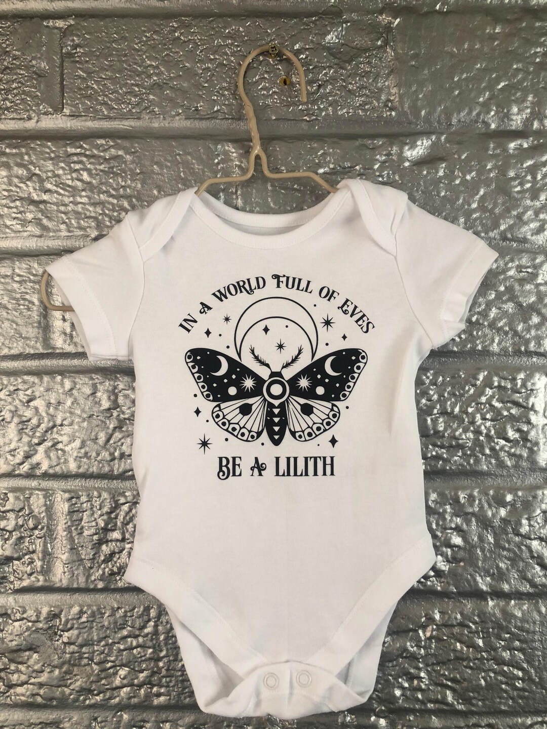 Goth Girl Baby Onesie, Alternative Baby Clothes, Goth Girl Baby Shower ...