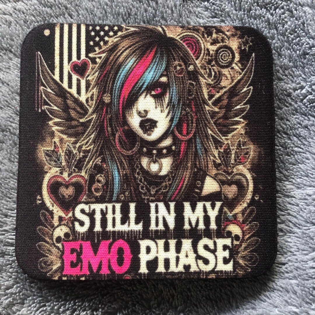 Emo Girl Drinks Coaster: Alternative Home Decor - Etsy
