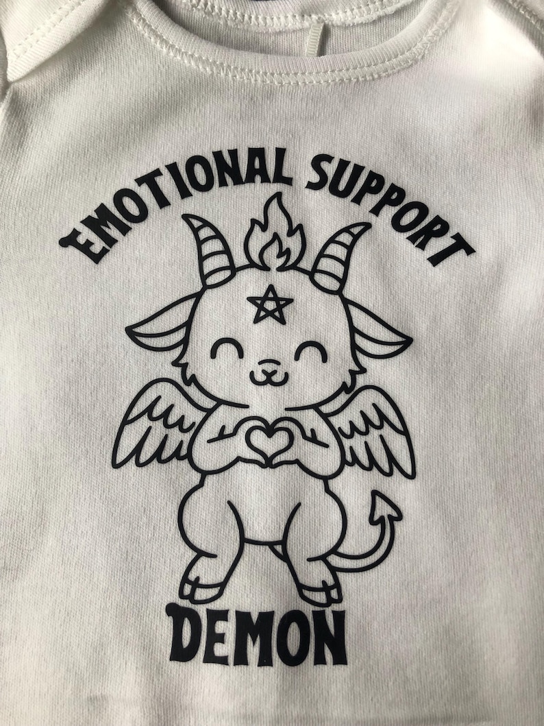 3 Piece Behemoth Baby Outfit, Babies Emotional Support Demon, Cute ...