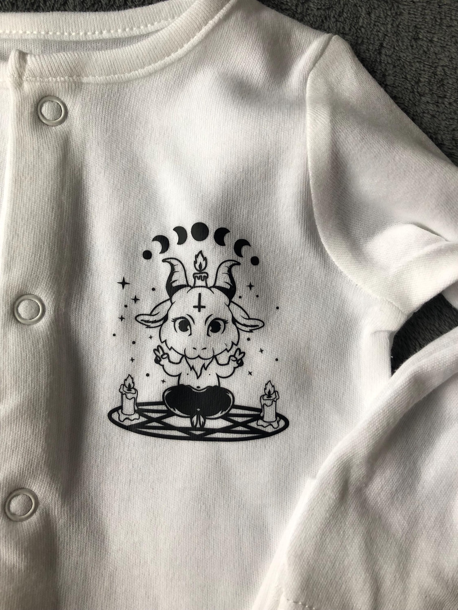 3 Piece Behemoth Baby Outfit, Babies Emotional Support Demon, Cute ...