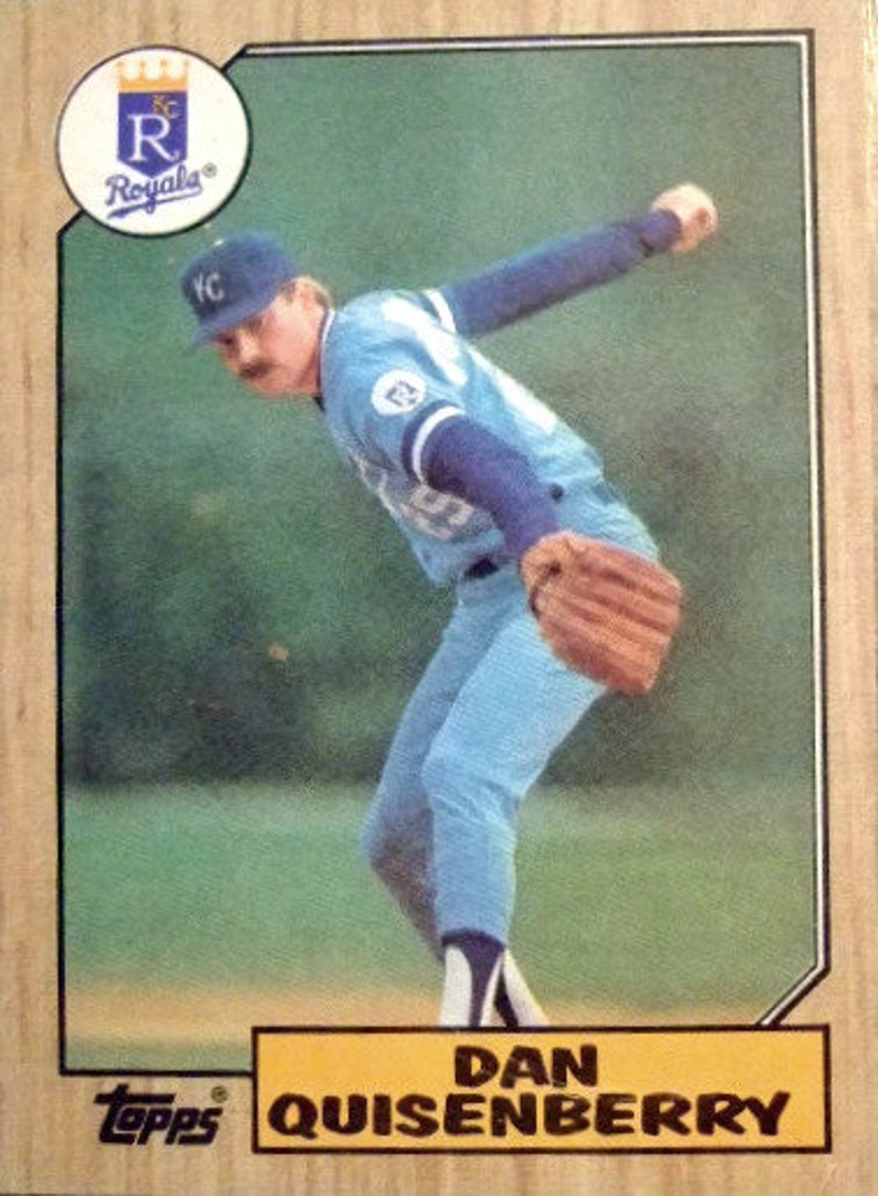 Three Vintage 1987 Kansas City Royals Topps Baseball Cards, Frank White