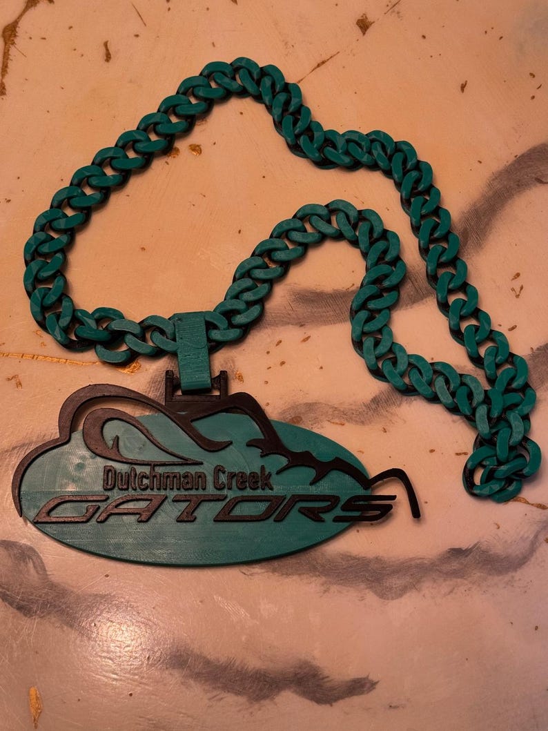 Custom 3D Printed Hype Chain - Personalized Name Pendant Necklace ...