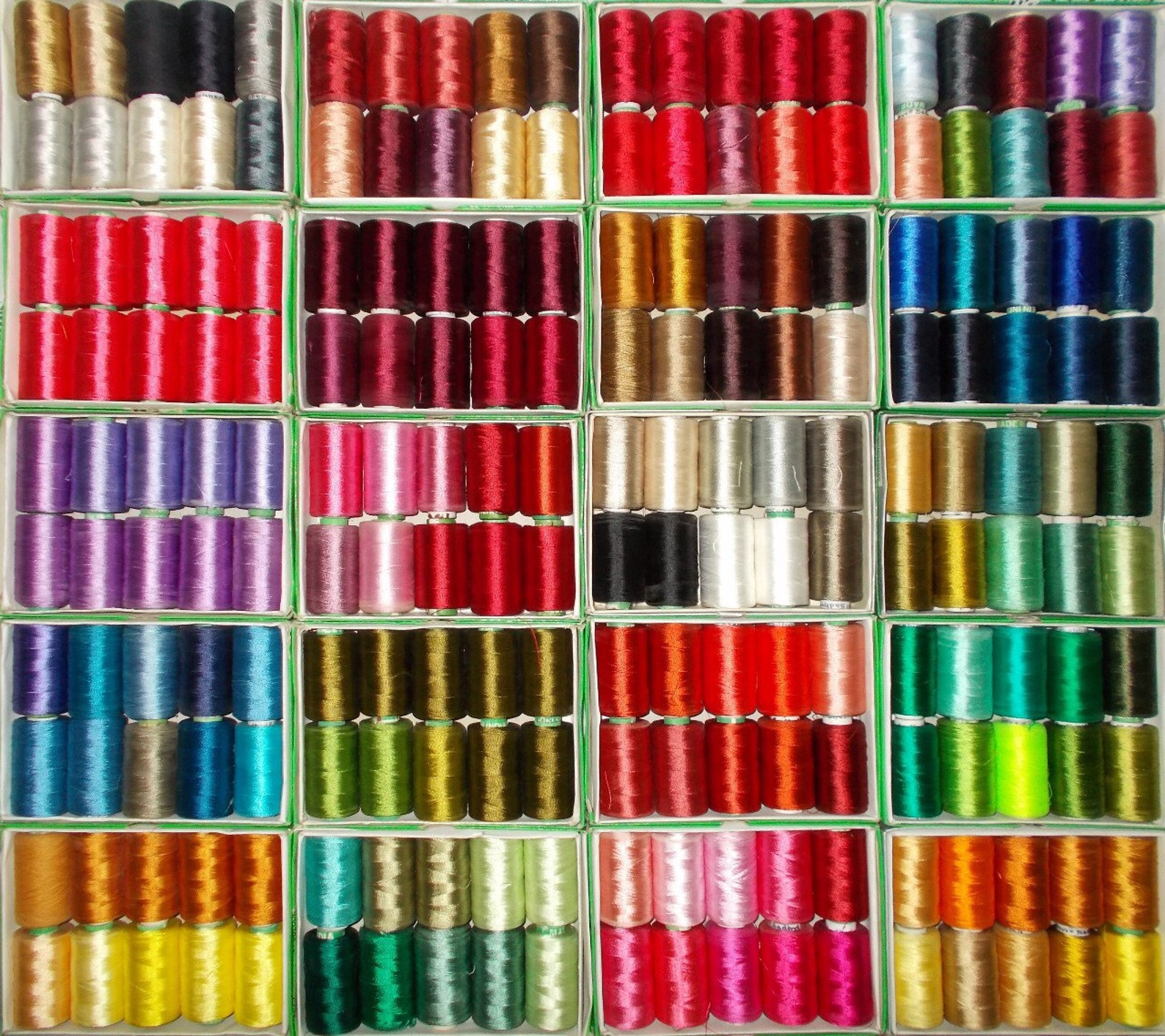 Art Silk Thread 100 Spools Wholesale Indian Silk Thread Art | Etsy