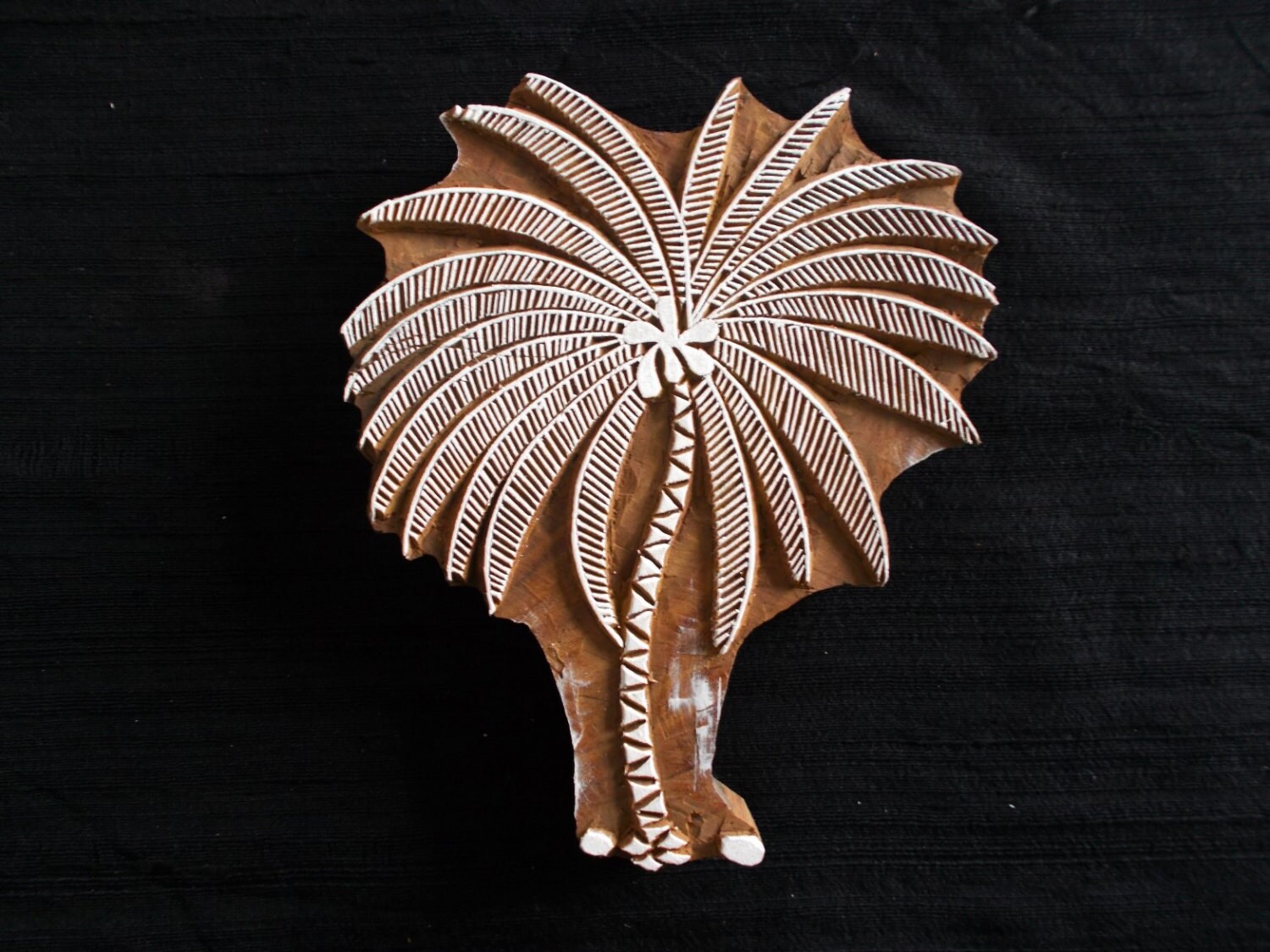 Coconut Palm Tree Indian Block Printing Stamp/tjap/textile Pottery ...