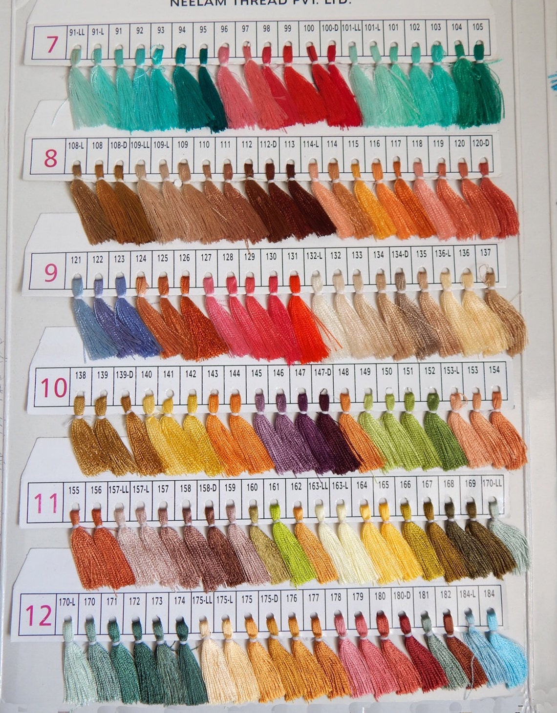 Silk Thread 30 Spools Wholesale Indian Silk Thread Art Silk | Etsy