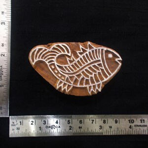 Small Fish Hand Carved Indian Block Printing - Etsy